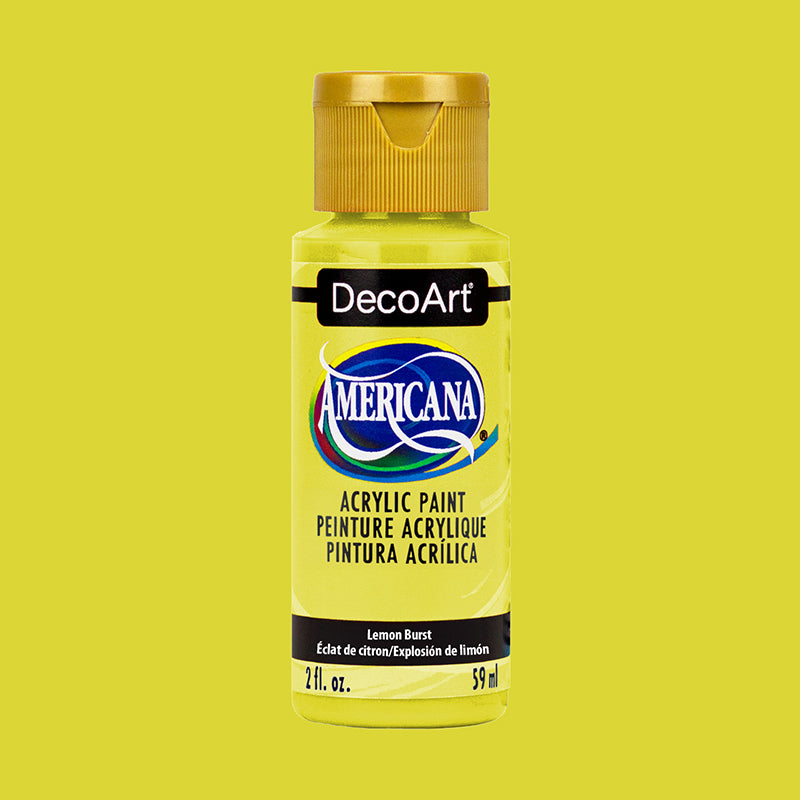 Lemon Burst DA429 - DecoArt Americana Acrylics 59ml – Wildwood Art Supplies