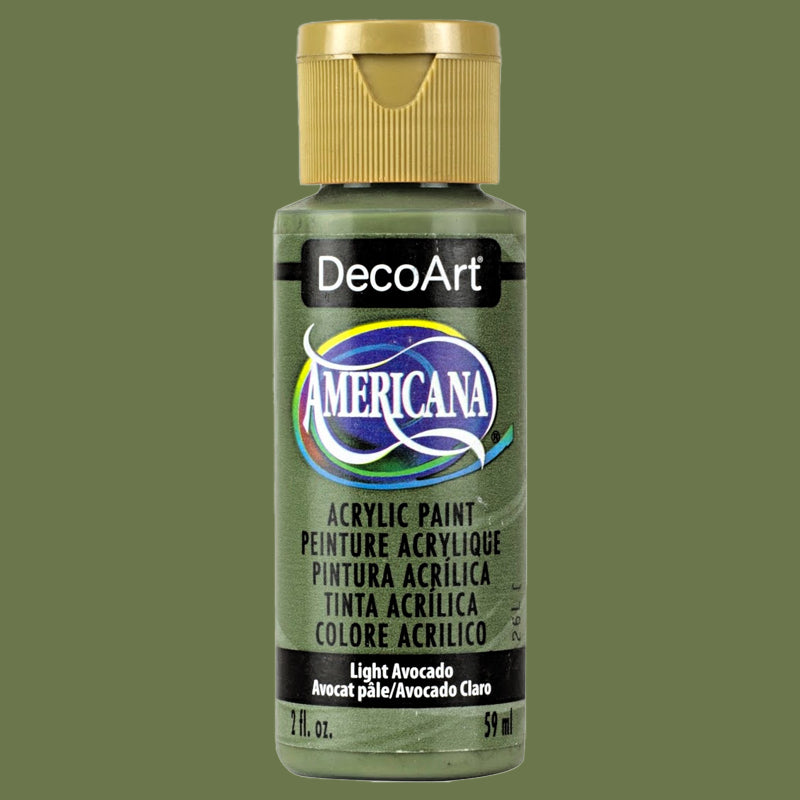 Light Avocado DA106 - DecoArt Americana Acrylics 59ml – Wildwood Art ...