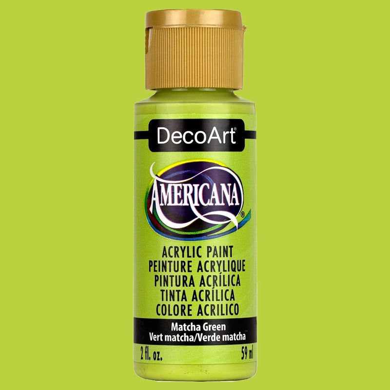 Matcha Green DA386 - DecoArt Americana Acrylics 59ml – Wildwood Art ...