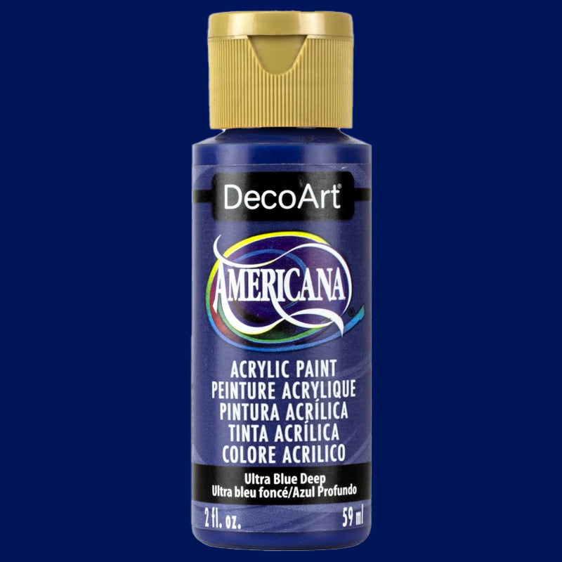 Ultra Blue Deep DA100 - DecoArt Americana Acrylics 59ml – Wildwood Art ...