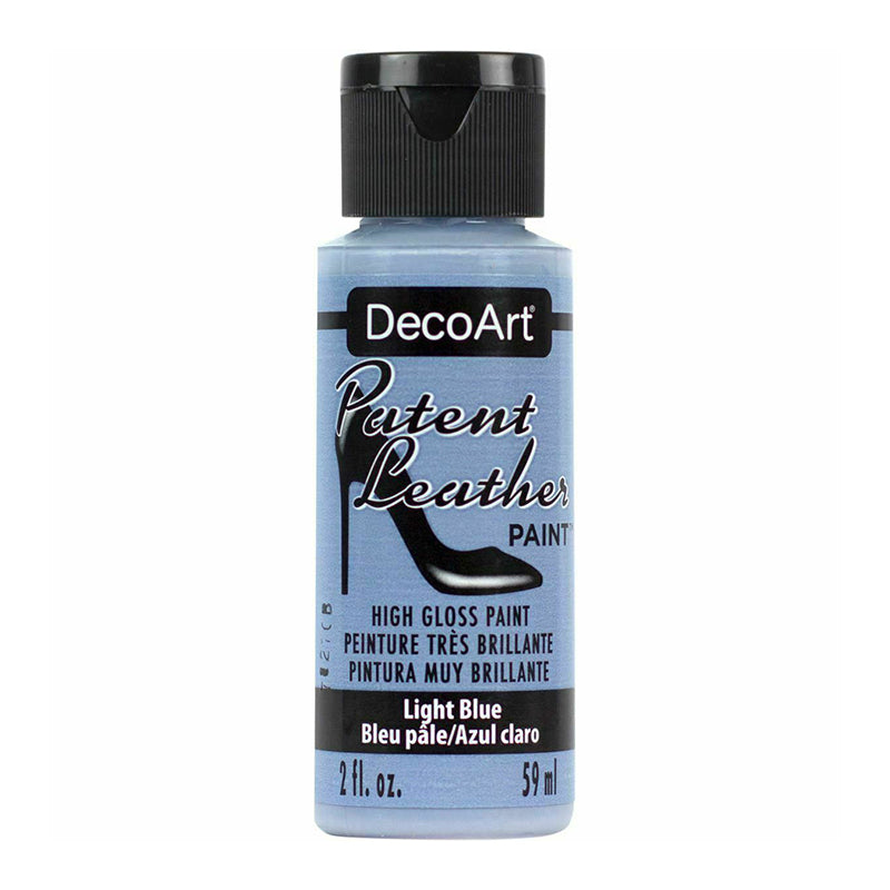 Light Blue - DecoArt Patent Leather Paint 59ml – Wildwood Art Supplies